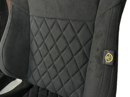 Pair BB6 RS Diamond Stitch Suede Fabric Seats + Universal Runners – BB ...