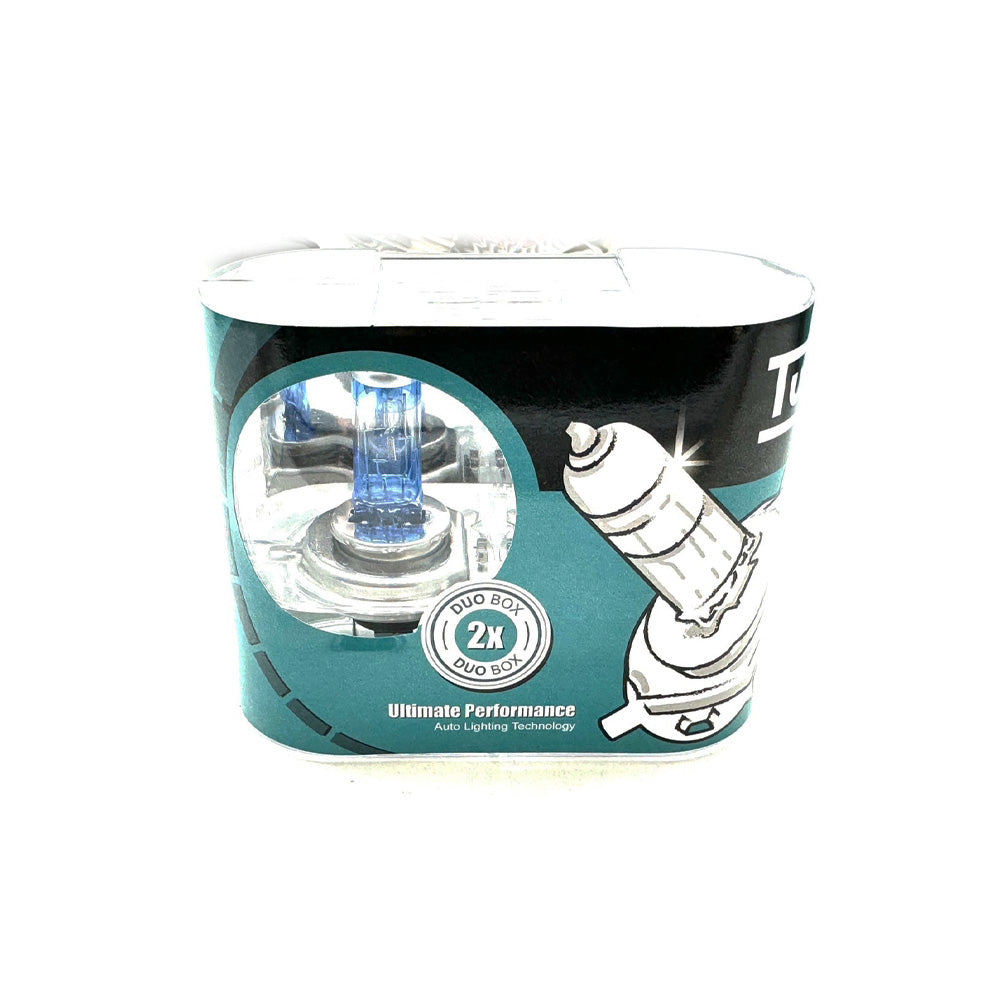 Pair 55w H4 Ultimate Performance Halogen Bulbs Super White Tudor – BB ...