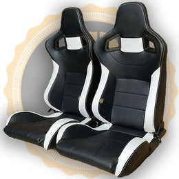 Pair BB6 Reclining Tilting Bucket Sports Seats + Runners – BB Classics